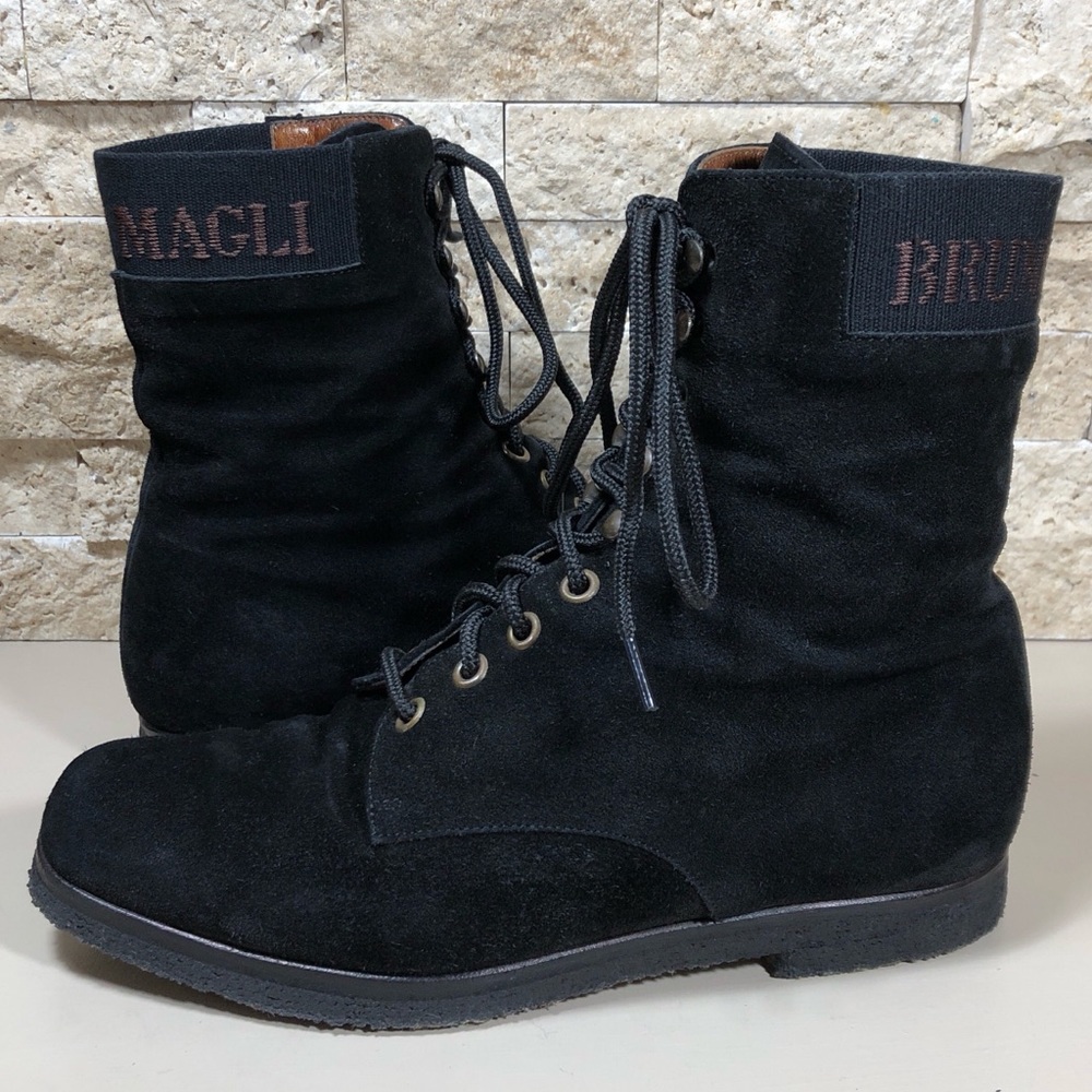 Bruno Magli Suede Boots M By Bruno Magli Cerone Leather & Su